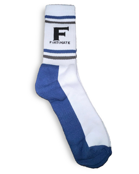 Fortunate "Yale Blue" Socks – Fortunate to Gain Unconditionally